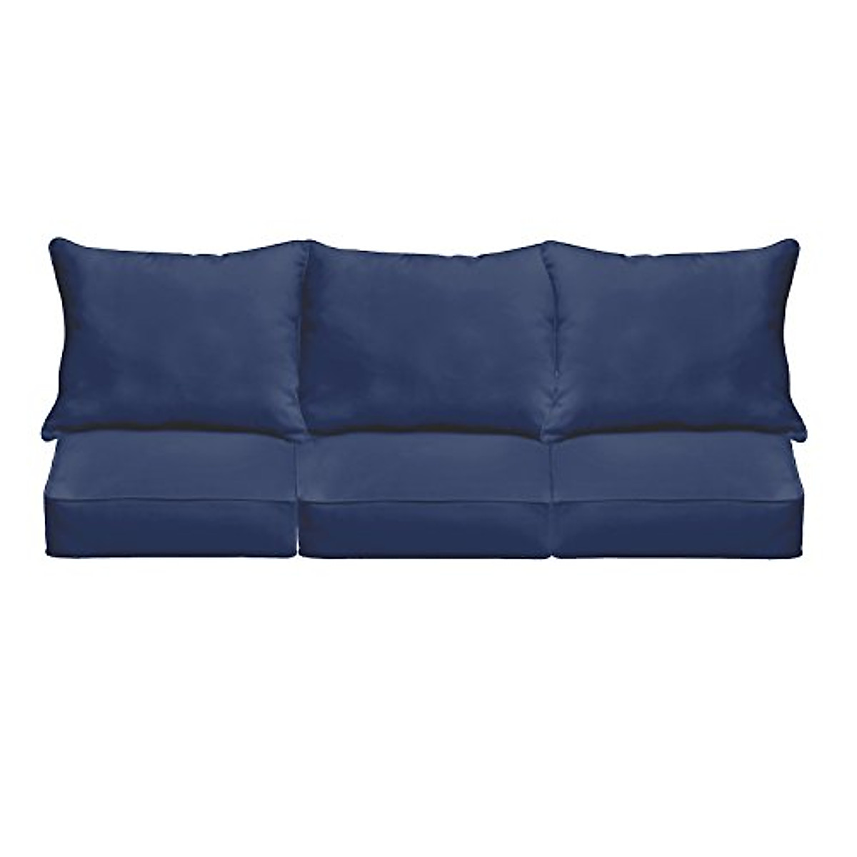 Mozaic AZPCSET4358 Swavelle Corded Outdoor Sofa Set, 23" x 25" x 5", Dark Blue
