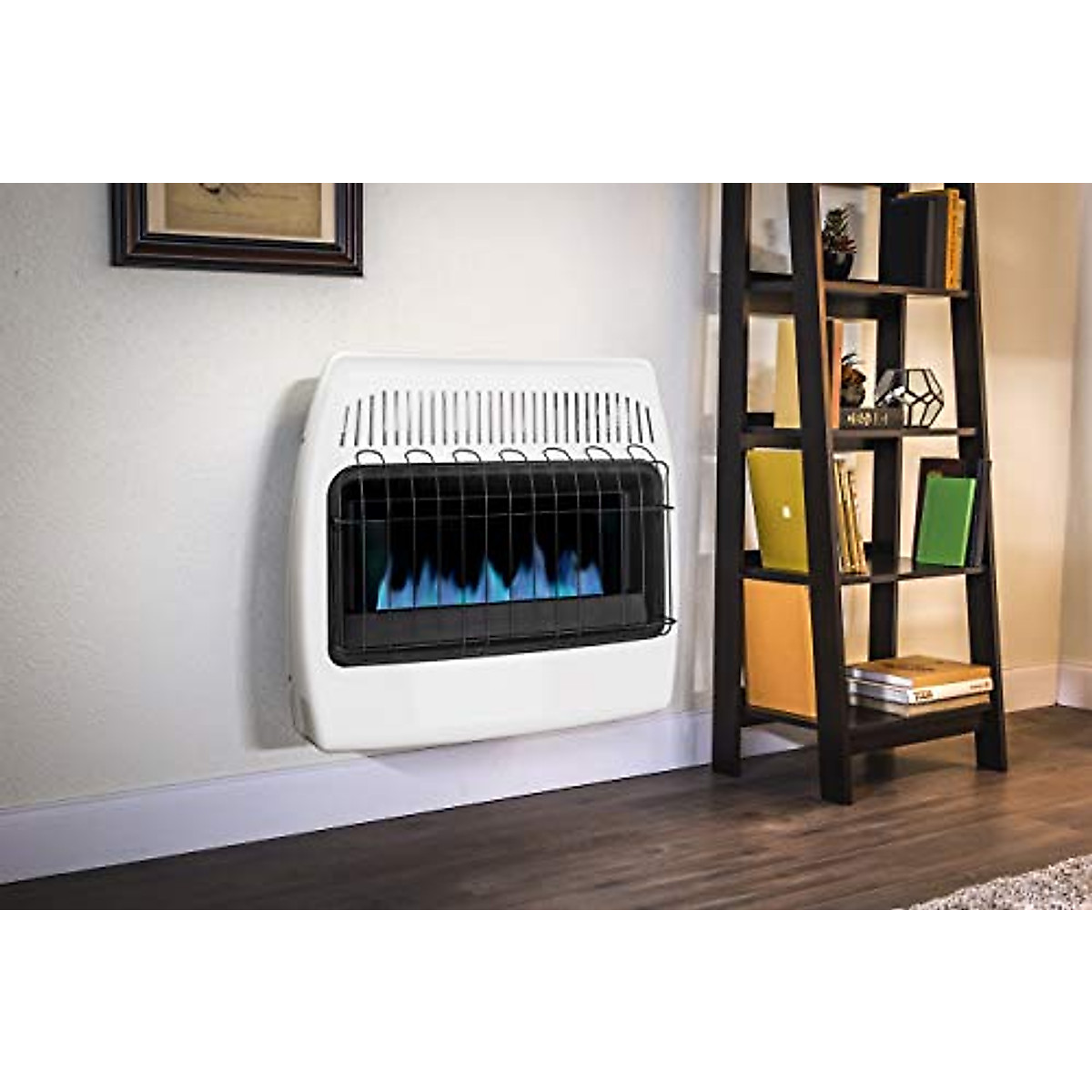 Dyna-Glo 30,000 BTU Natural Gas Blue Flame Vent Free Wall Heater, White