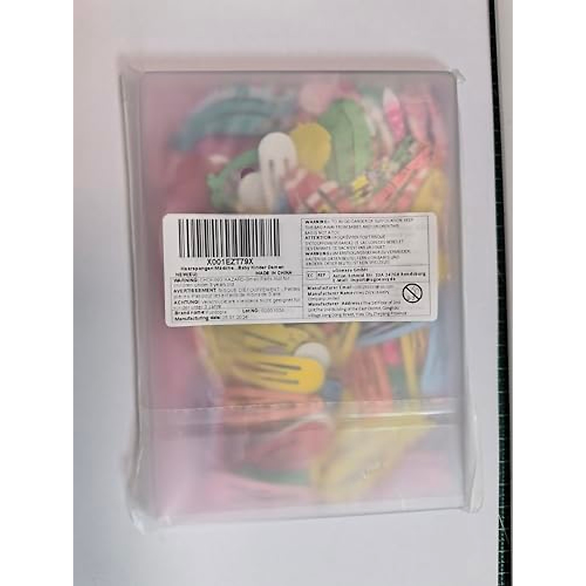 Hair Clips for Girls, Funtopia 100 Pcs Cute Snap Hair Clips Barrettes for Women Teens Girls Kids, Colorful No Slips Metal Fruit Animal Hair Clips for Birthday Party