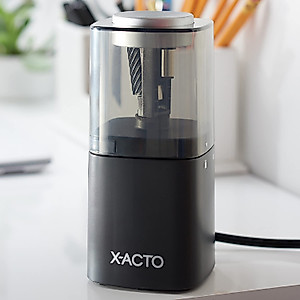 X-ACTO Powerhouse Electric Pencil Sharpener, Black (1799) (1799X)