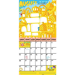 Magical Activity Wall Calendar 2023: Doodles! Mazes! Jokes! 300+ Stickers and a Poster!