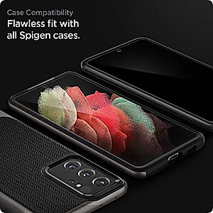 Spigen NeoFlex Screen Protector Designed for Samsung Galaxy S21 Ultra (2021) [2 Pack] - Case Friendly