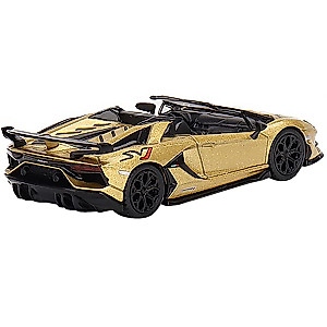 Truescale Miniatures Lambo SVJ Roadster Oro Elios Gold Metallic Limited Edition to 6000 Pieces Worldwide 1/64 Diecast Model Car by True Scale Miniatures MGT00363