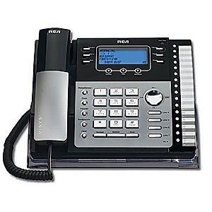 RCA ViSys 25424RE1 4-Line Expandable System Speakerphone with Call Waiting/Caller ID/Intercom,Silver