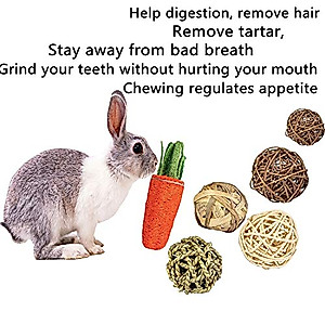 QHZHANG Hamster Chew Toys，24PCS Combined Chew Toys Molar Sticks Sweet Bamboo Apple Branch Molar Toy for Rabbits Pets Chinchilla Squirrel Gerbil Hamster Squirrel Guinea