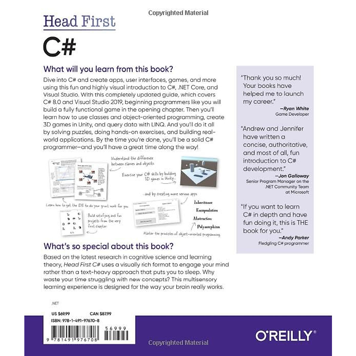 Head First C#: A Learner's Guide to Real-World Programming with C# and .NET Core