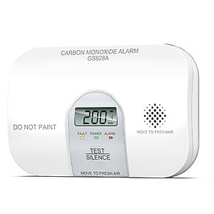 Siterwell Carbon Monoxide Alarm, 10 Year Product Life CO Detector with LCD Digital Display and Sound Warning, ETL Listed, CO Detector Battery Operated for Home School Office, 1-Pack