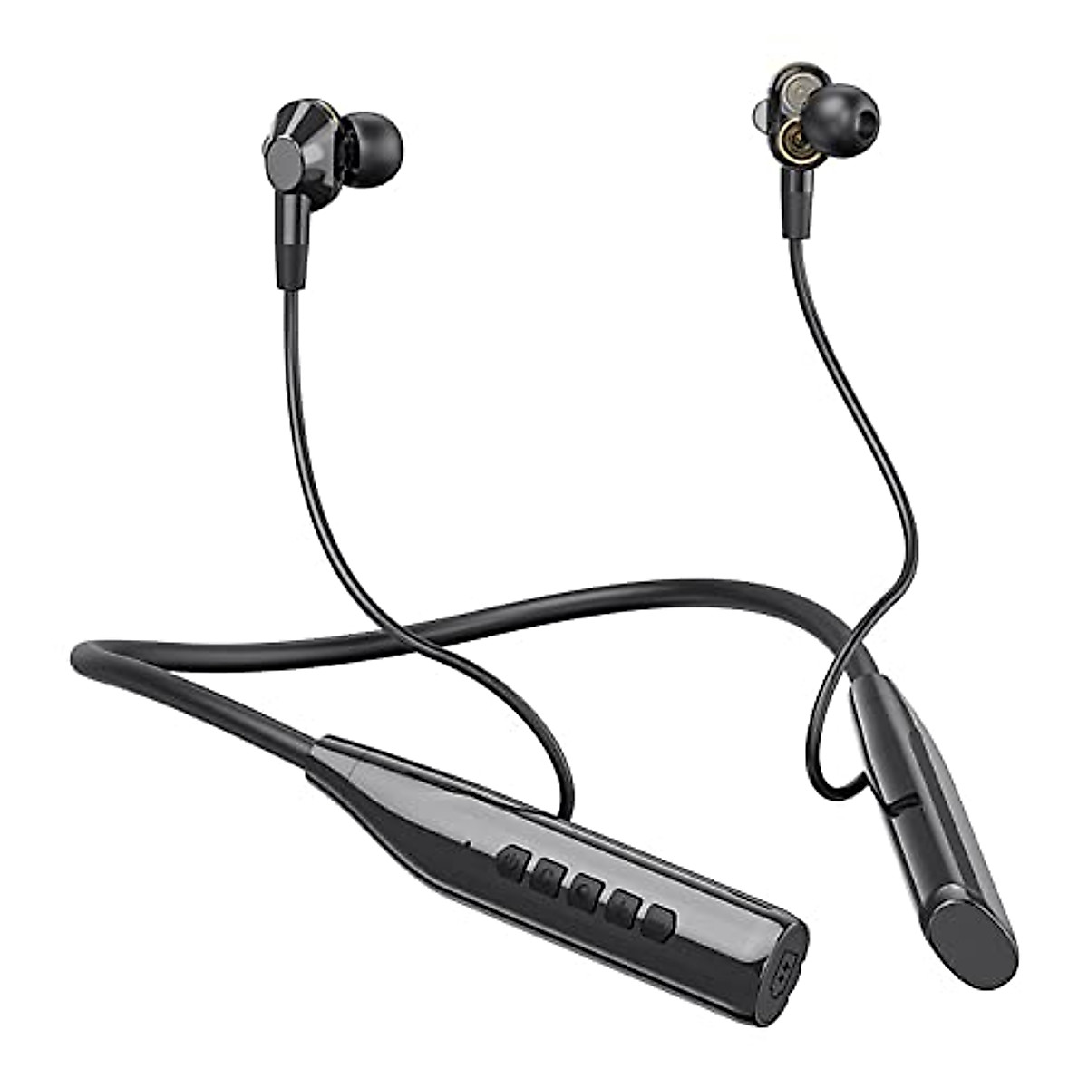 CATHERMENGO Multi Speakers Wireless Bluetooth Headphones, Neckband Headset with Built-in Noise Cancelling Microphone, Hi-Fi Stereo Gaming Running Earbuds