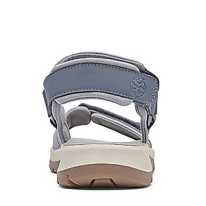 Rockport Women's Trail Tech Sandal, Blue Slate ECO Washable, 7.5
