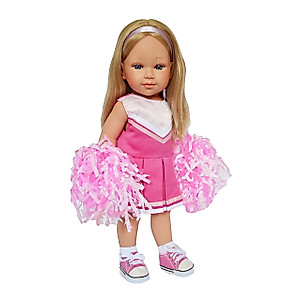 18 Inch Doll Clothes- Pink Cheerleader Outfit Fits 18 Inch Fashion Girl Dolls