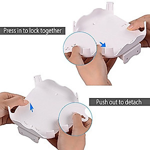 for Home WiFi Pro WiFi Wall Mount Holder by Koroao, Wall Ceiling Bracket with Holder Set for Home WiFi and Pro WiFi System (Set of 3 Wall Mount)