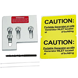 Generator Interlock Kit for Square D QO or Homeline 150 or 200 amp Panels,1 3/8 Inches Spacing Between Main and Generator Breaker, Professional and Interlock Kit The New