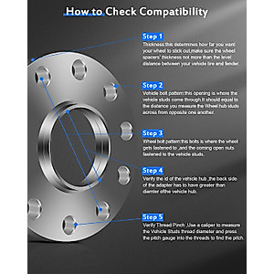 ECCPP 2PCS 5 Lug Wheel Spacers 15mm 5x130mm to 5x130mm for 2010-2016 for Cayenne for Boxster for Cayman for Panamera 1999-2015 for 911