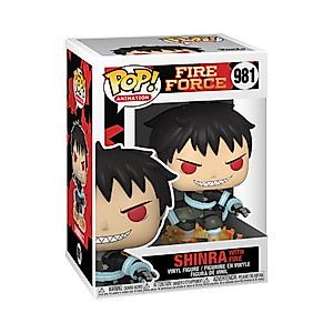 Funko POP Animation: Fire Force - Shinra with Fire, Multicolor, Standard, (56159)