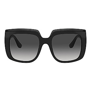 Dolce & Gabbana DG4414-5018G Sunglasses Black w/Grey Gradient 54mm