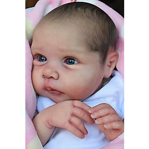 Zero Pam Reborn Baby Boy Dolls 20 Inch Realistic Newborn Baby Doll Soft Silicone Babies That Look Real Lifelike Toddler Dolls Real Looking Reborn Dolls for Girls