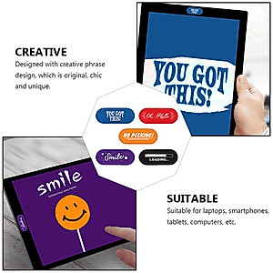 SOLUSTRE 5Pcs Camera Cover Webcam Covers Webcam Privacy Camera for Computer Phone Camera Computers laptops Camera Safety Covers Protective Covers Anti-Peeping Covers Cell Phone slideshow