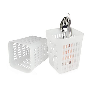 JKUYWX Cutlery Basket Storage Box for Knife Fork Spoon Kitchen Aids Spare Part Dishwasher Storage Holder