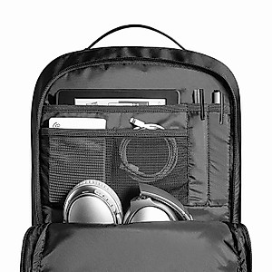 tomtoc 15.6 Inch Professional Business Laptop Backpack, Premium Cordura Material Waterproof Travel Computer Backpack Rucksack with Large Capacity, 26L