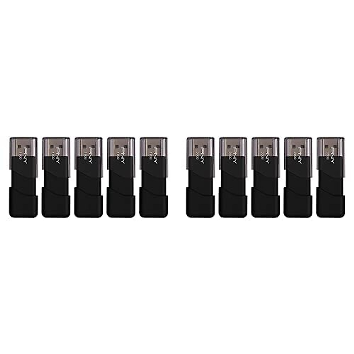 PNY Attache USB 2.0 Flash Drive, 32GB / Black / 5 Pack (P-FD32GX5ATT03-MP) with PNY Attache USB 2.0 Flash Drive, 16GB / Black / 5 Pack