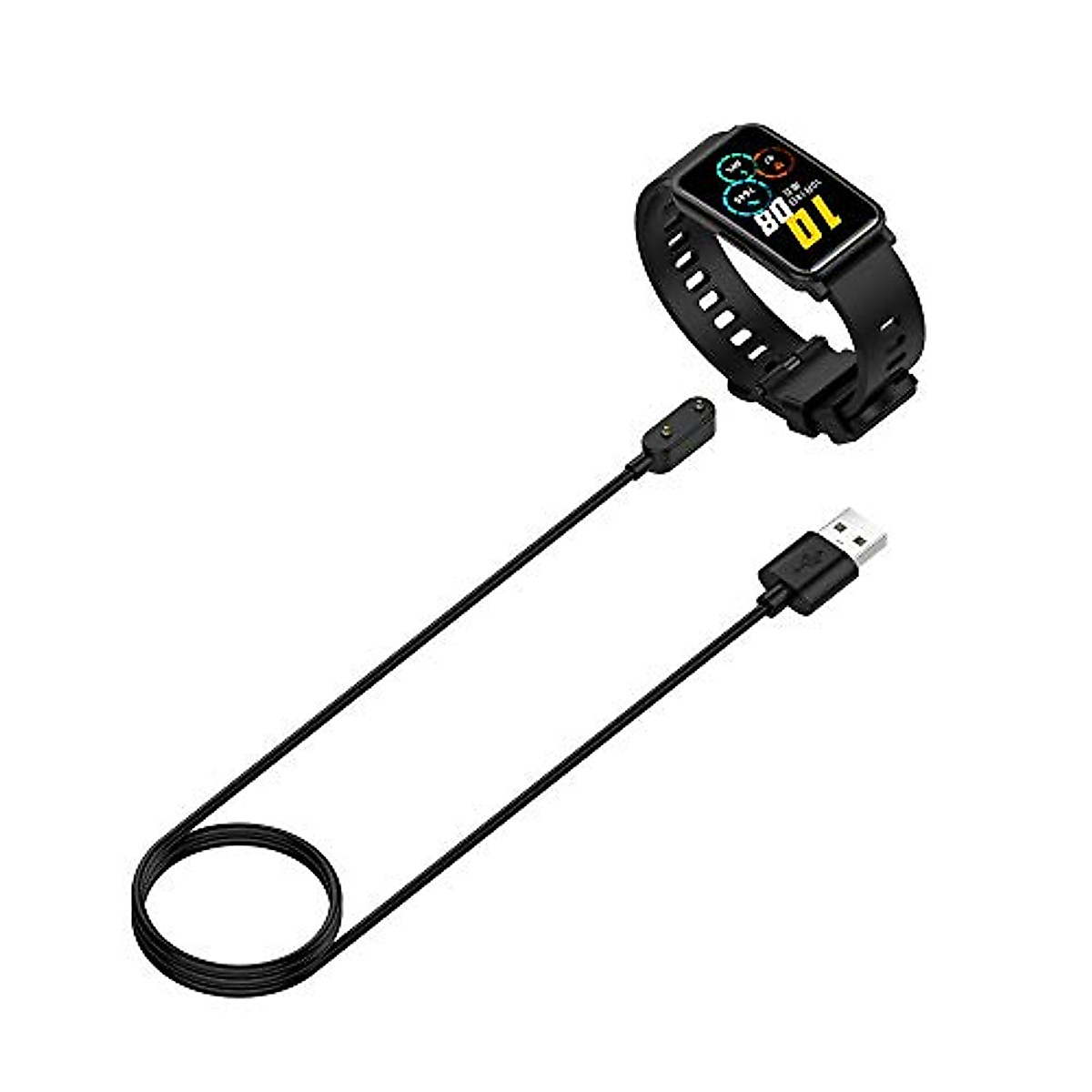 NineHorse Charging Cable Compatible with Huawei Watch Fit 2 Charger Cord USB Cable Replacement Charger for Huawei Band 7 Charger Cable (Black)
