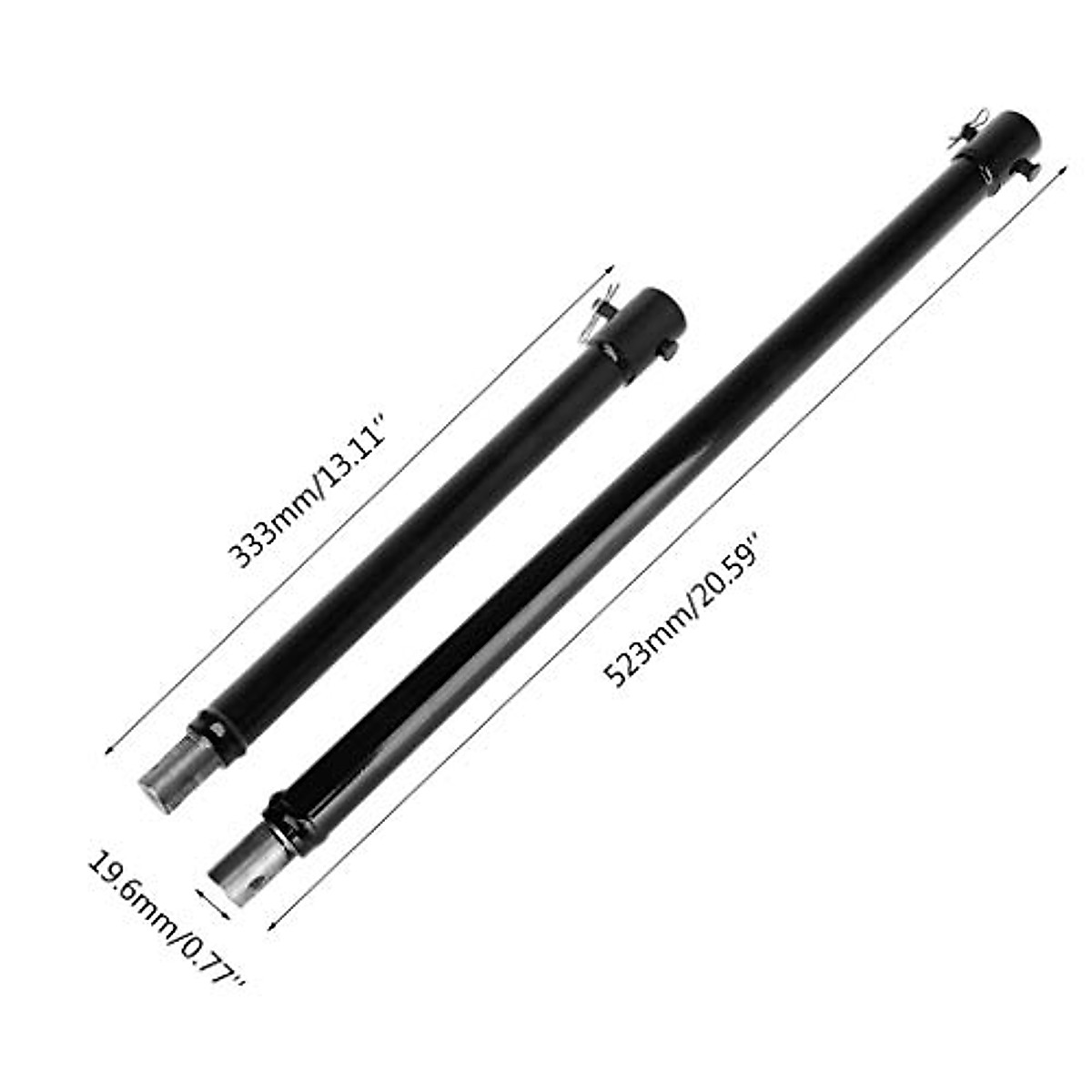 CHBC 30/50cm Extension Auger Bit Extended Length Drill Bits for Hole Digger Earth Augers Plant Garden Tool (30cm)