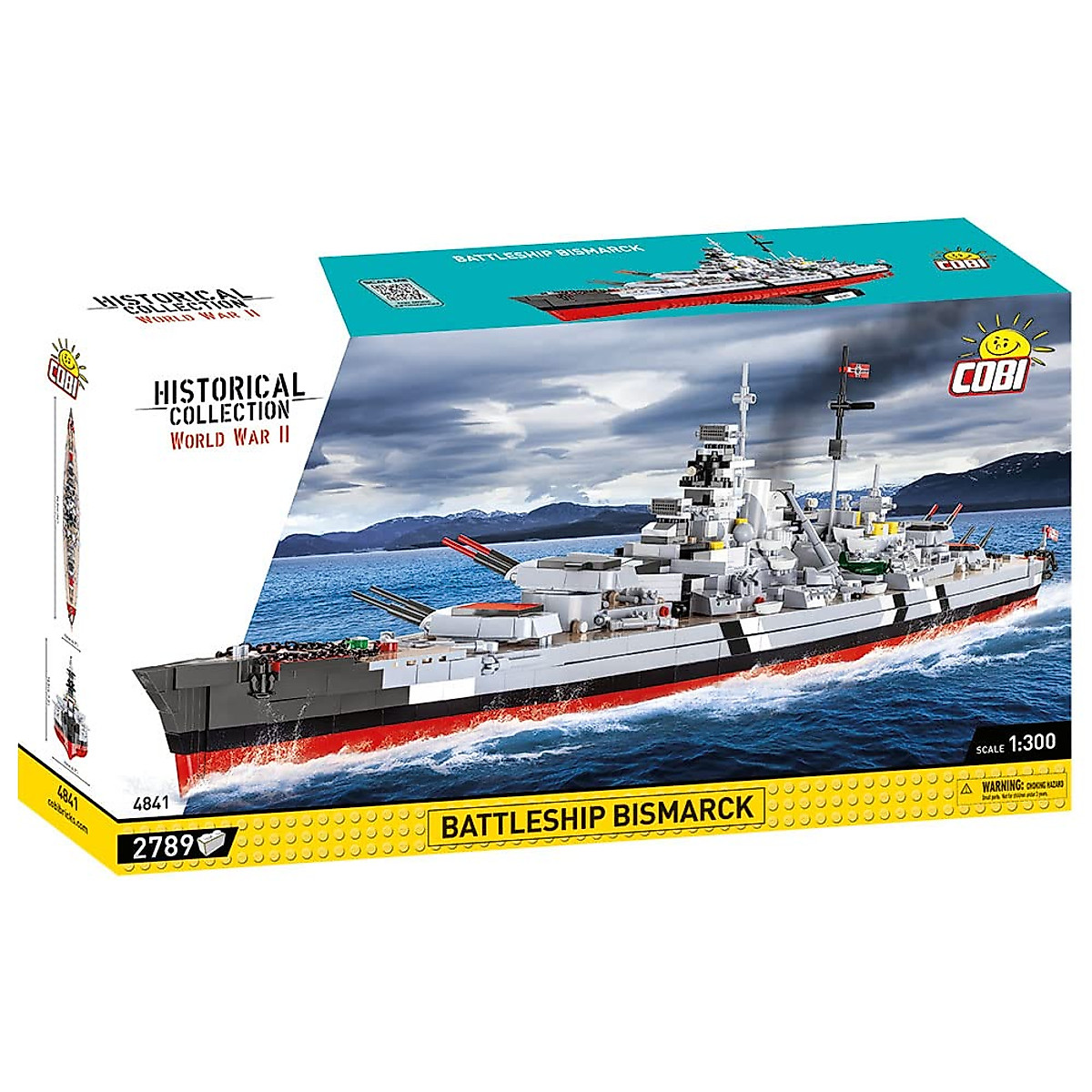 COBI Historical Collection World War II Battleship Bismarck, White