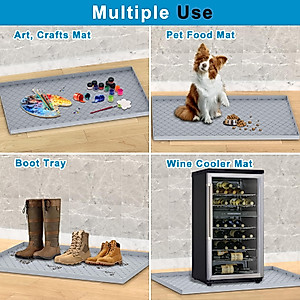 Under Sink Mat, Under Sink Mats for Kitchen Waterproof, Under Sink Liner, for 36” Cabinet, an Ideal Solution to Protect Cabinet