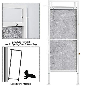 Yaheetech 5 Drawers Fabric Organizer Fabric Storage Organizer Unit Tower for Hallway, Entryway, Steel Frame, Easy Pull Handle