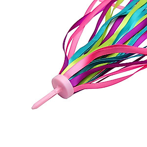Paliston 1 Pair (2pcs) Bike Handlebar Streamers Scooter Grips Streamers Tassel Ribbons for Boys Girls Style 4