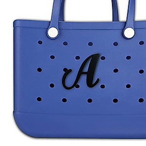 TOYORK Bag Charms for Bogg Bag Accessories Decorative Bogg Bag Charms Insert Alphabet Lettering for Beach Tote Rubber Beach Bag Accessories