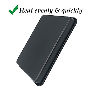 Small Cookie Sheets 11X9 Inch 2Pcs Mini Baking Pan Toaster Oven Tray Nonstick Thicken Brushed Carbon Steel Magnetic No Warp 1 to 2 Person Bakeware By HYTK