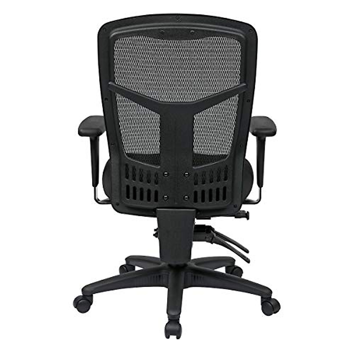 Office Star ProGrid Breathable Mesh Manager's Office Chair with Adjustable Seat Height, Multi-Function Tilt Control and Seat Slider, High Back, Coal FreeFlex Fabric
