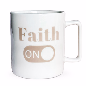 PRAY THEN COFFEE 22 oz Oversized Coffee Mug With Mark 11:24 Bible Verse - Extra Large Coffee Mug Perfect for Gifts - Great for Tea, Cappuccino, Latte, and Macchiato