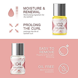 Eyelash Perm Kit, Lash Lift Kit, Semi-Permanent Curling lash perm kit For Beautify Your Lashes