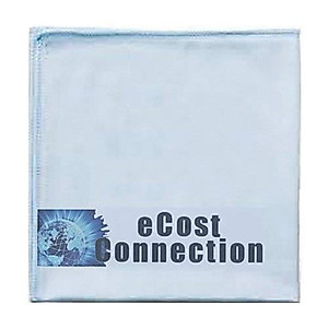 Deluxe Large Digital Camera / Video Padded Carrying Bag / Case for Nikon, Sony, Pentax, Olympus Panasonic, Samsung, and Canon DSLR Cameras & eCostConnection Microfiber Cloth