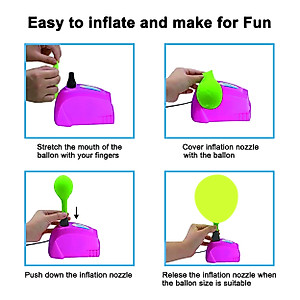 Balloon Pump Multifunction Portable Balloon Inflator Air Blower for Party/Wedding/Business Celebration Deco