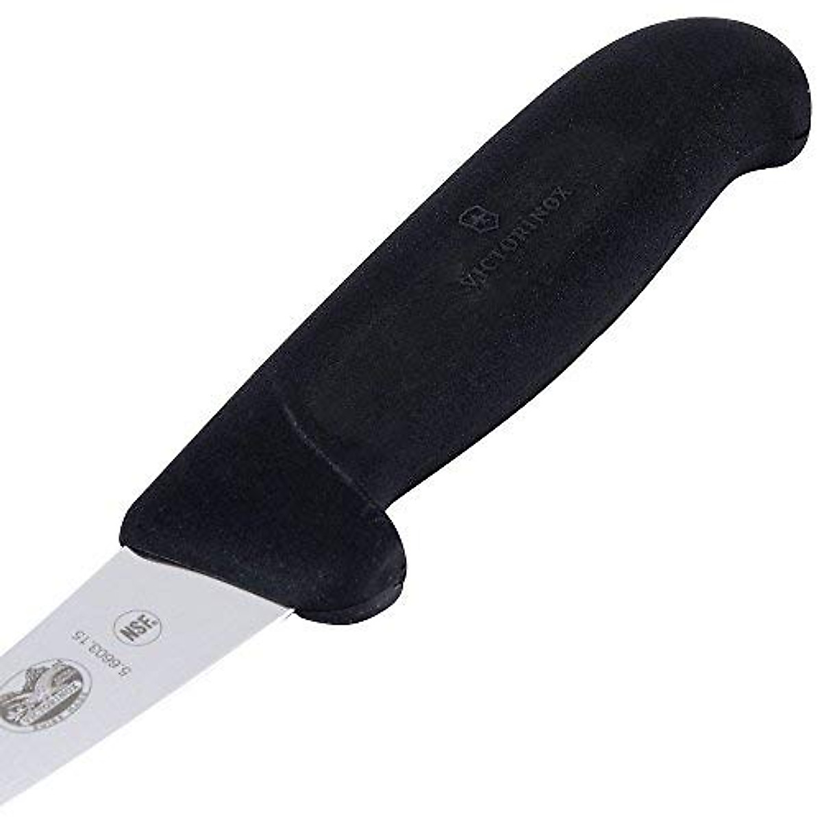 Victorinox 10 in. Chef's Knife & Fibrox Pro 6-inch Curved Boning Knife with Semi-Stiff Blade, Black