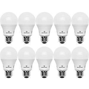 GREAT EAGLE LIGHTING CORPORATION A19 LED Light Bulb, 12W (75W Equivalent), UL Listed, 2700K (Warm White), 1050 Lumens, Non-dimmable, Standard Replacement (10 Pack)
