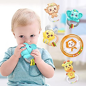 Yuanlebao Crib Mobile for Pack and Play,Baby Crib Toys with Light and Music, Rotation,Timing, Toddlers Toy for Remote Lamp, Projector for Crib Accessories,Nursery Toys for Infant 3M+（Yellow）