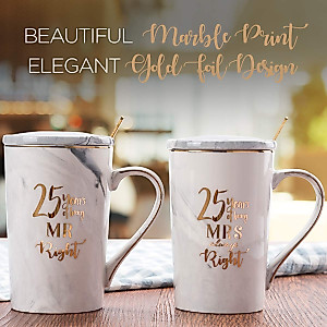 FORTIVO 25th Anniversary Wedding Gifts, Wedding Gifts Anniversary for Couple, Couple Gifts, Gifts for Anniversary Couple, 25th Wedding Anniversary Decorations, Anniversary 25th Gifts for Parents