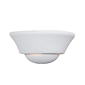 Designers Fountain 6031-WH Wall Sconce, 6 in , White