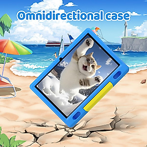 ROWT Tablet 10 Inch Android 13 Tablet 6(2+4)+64GB Quad Core Processor 1280×800 HD+IPS Screen, 2.4G WiFi, 5MP+8MP Camera, 5000mAh Battery,1-Year Warranty(Silver)