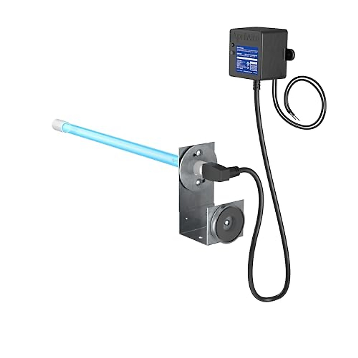 AprilAire AUV24V Residential Whole-House Ultraviolet Light UVC Chemical Free Coil Cleaner, 16” Bulb, 254nm, 17W 24V, Two HVAC Mounting Options