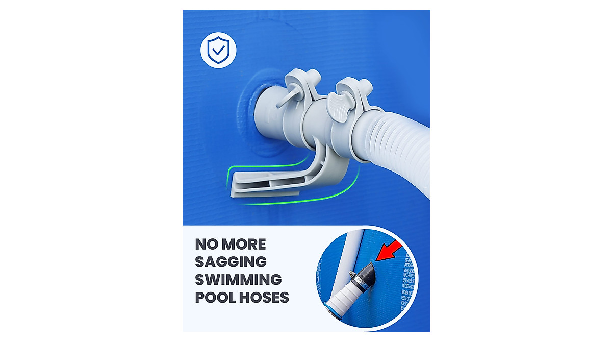 POOLHACKER Pool Pipe Holder - Secure Hose Support for Intex Pools