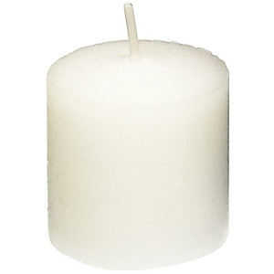 Yummi 10hr Unscented White Votive Candles -21 per Pack
