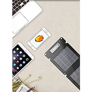 Hanergy Solar Charger, Film Technology, 1mm thin, Super Light for Carry out, for iPhone, iPad, Galaxy, Nexus 5X/6P, any USB devices, Gopro, MP3 Players, External Batteries and More