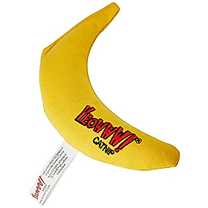 Yeowww! Catnip Toy, Yellow Banana