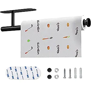 Paper Towel Holder Under-Cabinet and Wall-Mount - Both Available in Self Adhesive and Screws Paper Towel Holder for Kitchen, SUS304 Stainless Steel
