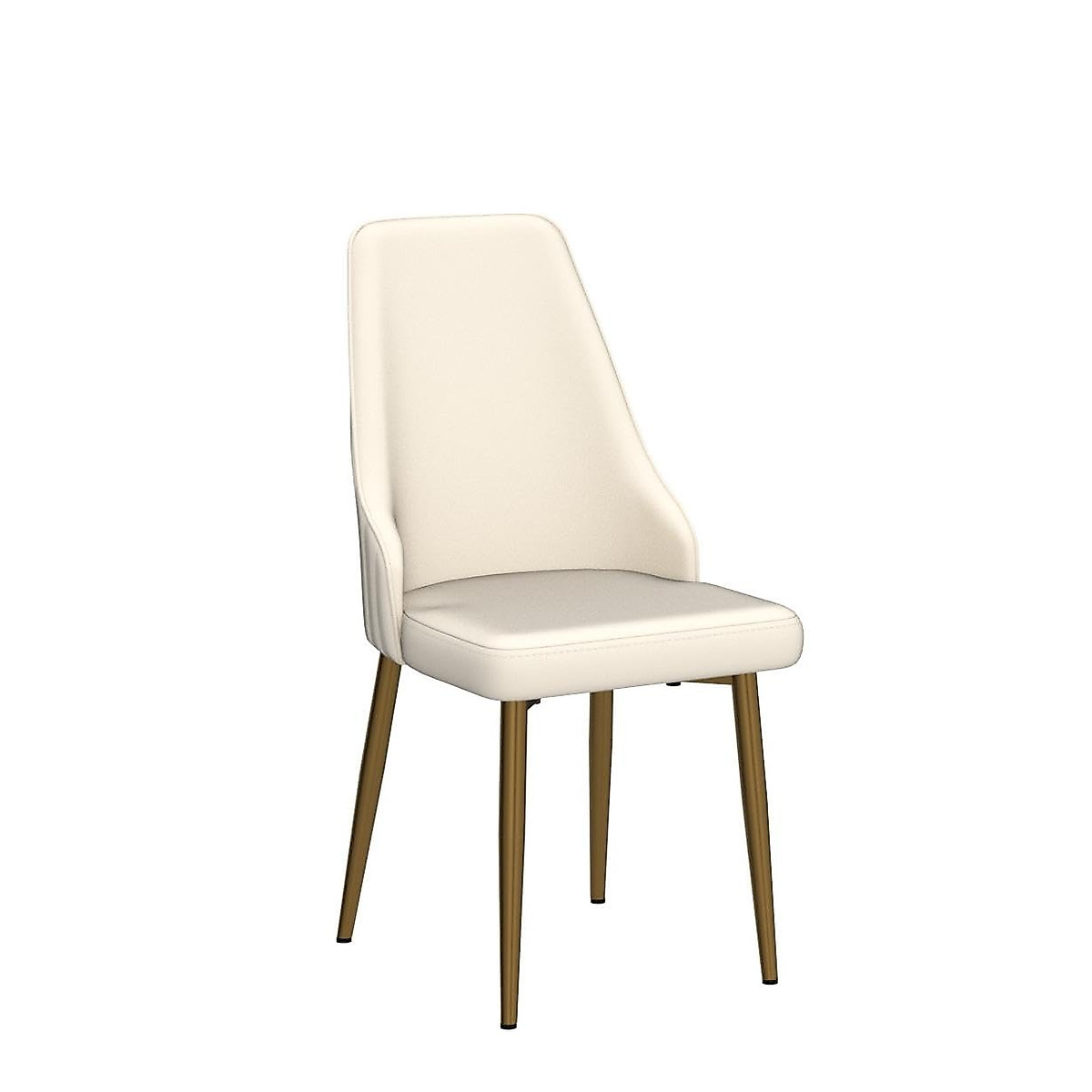 Montary 71” Modern Rectangle Dining Table for 6-8 Seat, White Marble Dining Table with Sintered Stone Tabletop and Horseshoe-Shape Design Carbon Steel Leather Base (Only Table)